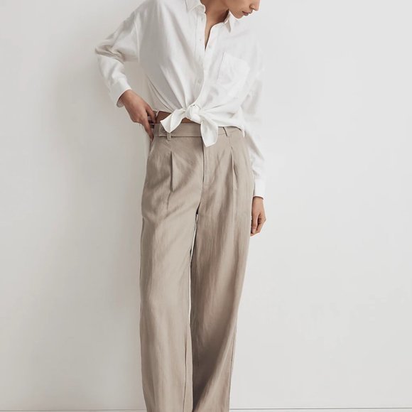 Madewell | Pants & Jumpsuits | Madewell The Harlow Wideleg Pant In 0 ...